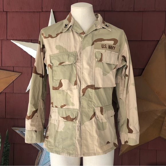 Military Issue | Jackets & Coats | Mens Desert Camo Jacket Long Tan ...